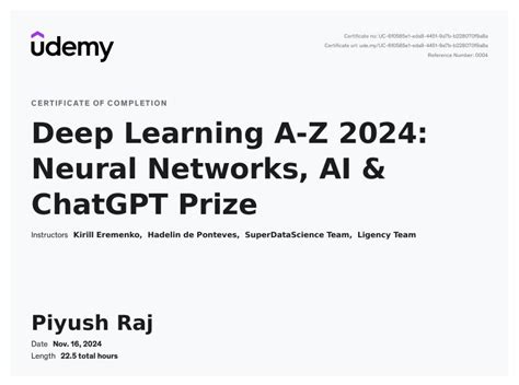 Piyush Raj On Linkedin Deeplearning Ai Udemy Tensorflow Pytorch Lifelonglearning