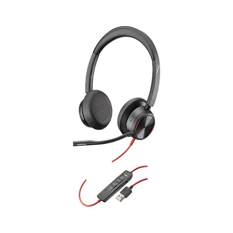 Hp Poly Blackwire 8225 Uc Stereo Corded Headset Anc Usb A Deck23
