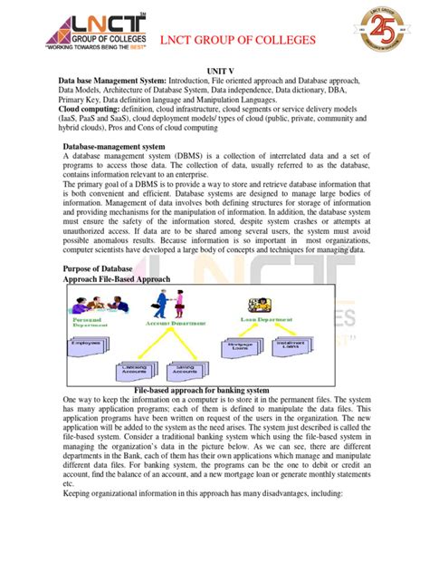 Bt205 Bce Unit 5 Pdf Cloud Computing Databases