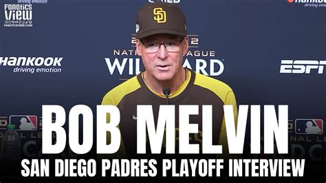 Bob Melvin Reacts To San Diego Padres Vs New York Mets Wc Series And New