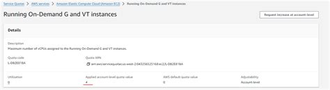 How To Increase Aws Vcpu Quota Developer Guide