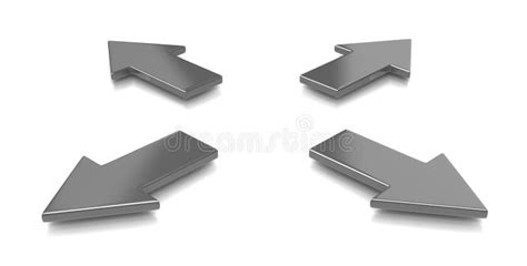 Divergent Arrows Concept Stock Illustration Illustration Of Flowing