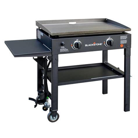 Blackstone 28 In 2 Burner Propane Gas Grill In Black With Griddle Top