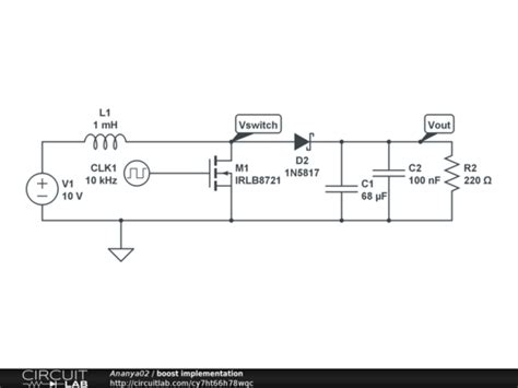 Boost Implementation Circuitlab