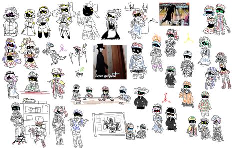 I Doodled Allmost Murder Drones Characters Even Background Ones
