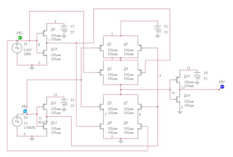 XOR Gate Using Cmos Logic Multisim Live XOR Gate Using Cmos Logic Multisim Live