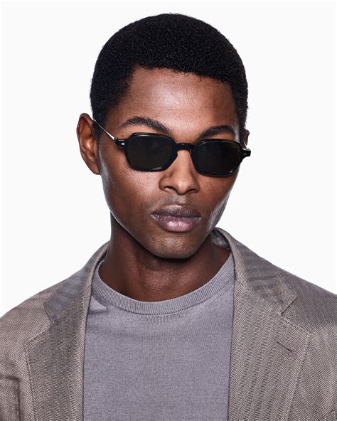 Mens Rectangular Sunglasses Giorgio Armani