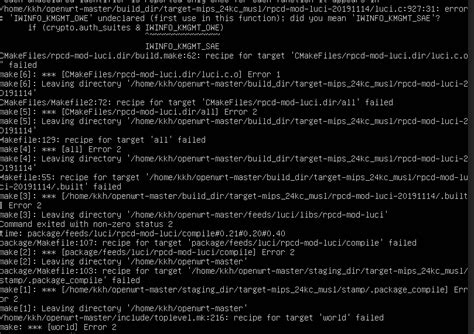 Openwrt Compile Error For Developers Openwrt Forum