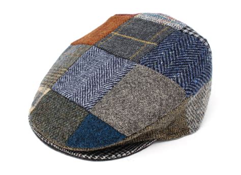 Vintage Cap Patchwork Tweed Hanna Hats Of Donegal Ltd