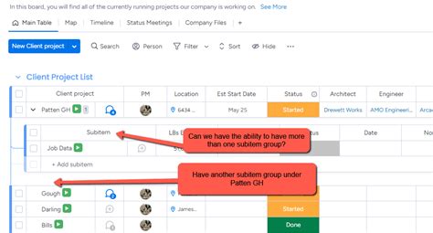 Ability To Have Multiple Subitems Feature Requests Monday Community