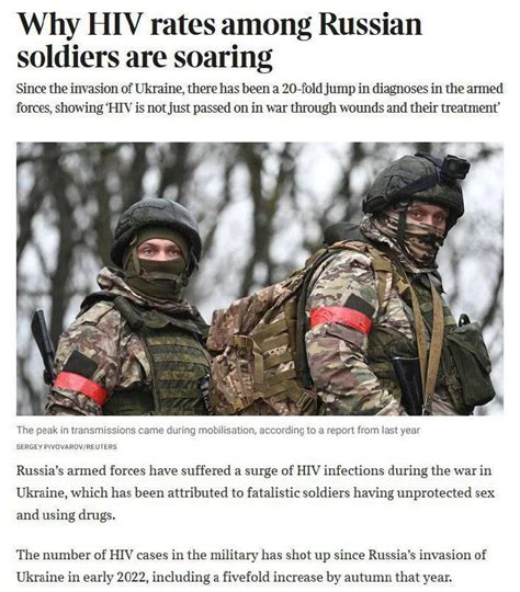 Hiv Rates Surge 4000 In Russian Army Amid Crisis Of Unprotected Sex And Infected Recruits