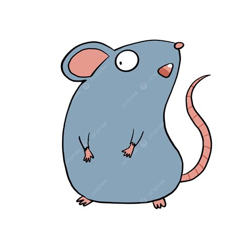 웃기고 겁먹은 쥐 재미있는 생쥐 만화 Png 일러스트 및 Psd 이미지 무료 다운로드 Pngtree