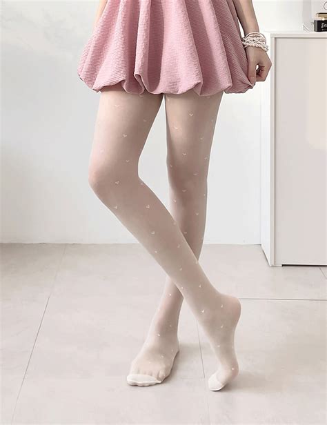 하트 시스루 팬티 스타킹 3colors Pe1188