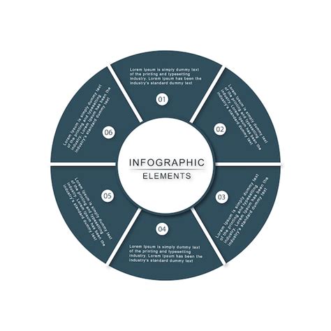 Premium Vector 6 Vector Infographic Design Template