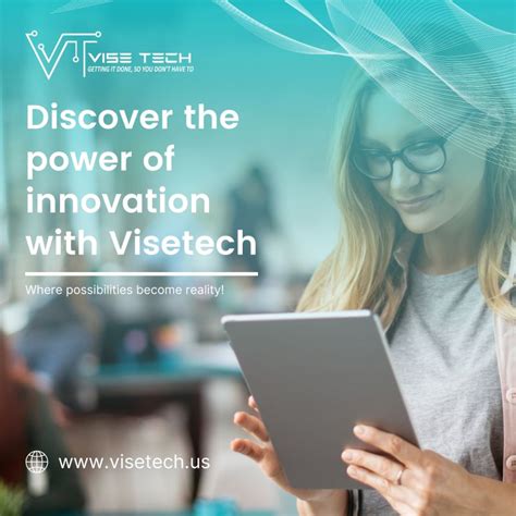 Visetech Official On Linkedin Visetechinnovation Possibilitiesrealized Innovatewithvisetech