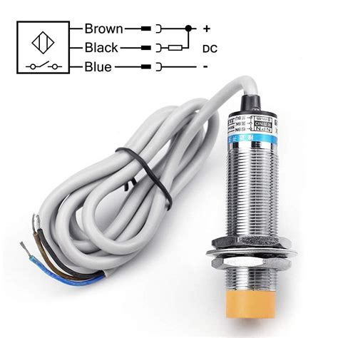 Indusky 2pcs 8mm Inductive Proximity Sensor Detecting Distance Approach Sensor