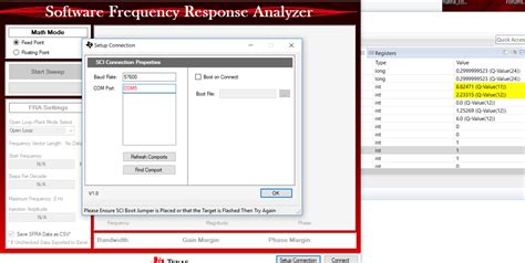 Launchxl F28069 Boostxl Buckconv Cannot Connect To Serial Com Port For Srfa Software Frequency