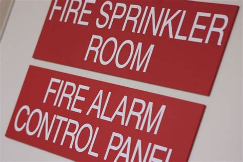 Fire Departments Always Require Signs These Are Some Of The Fire Code Signs Done For Nelson