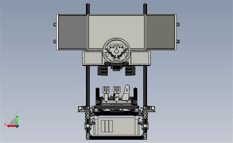 驾校机动车汽车驾驶驾培模拟训练机学车仪 Step 模型图纸下载 懒石网
