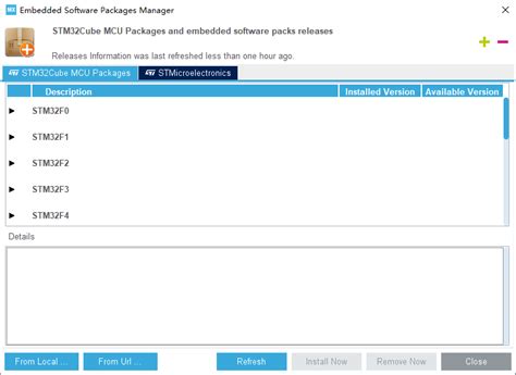 Stm32cubemx 窗口及工具介绍stm32cubemx Connection Parameters Csdn博客