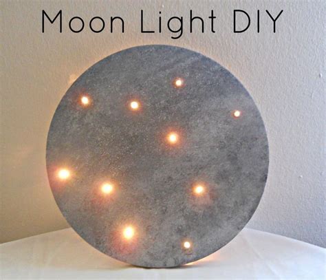Moon Light Diy Diy Lighting Light Crafts Diy Decor
