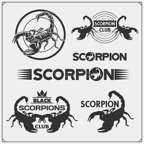 Scorpions Emblem Stock Illustrations 78 Scorpions Emblem Stock