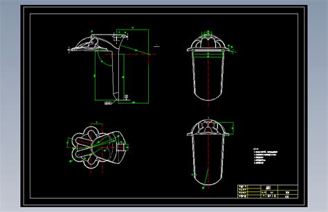 多功能便携式家用吸尘器结构设计CAD 说明书 AutoCAD 2010 模型图纸下载 懒石网