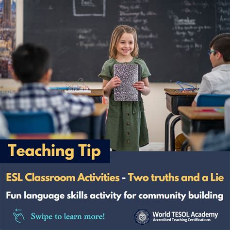 💡 Teaching Tip Esl Classroom World Tesol Academy