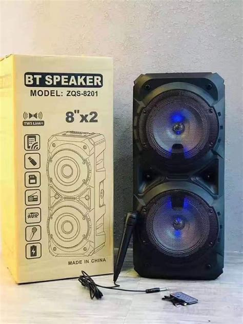 Cast Loud - ZQS-8201 karaoke bluetooth speaker with remote...