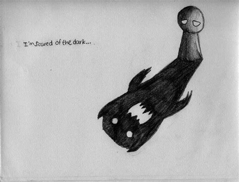 Chibi Darkness Scared Of The Dark Dark Sense Of Humor Scared