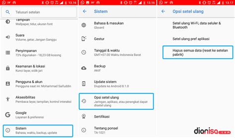 Cara Factory Reset Hard Reset HP NOKIA 2 3 5 Mudah Dianisa Com