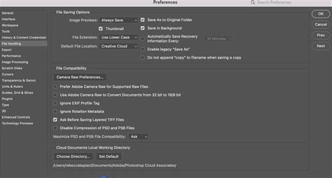 Solved Saving As Tiff To My Computer Not To Creative Clou Adobe