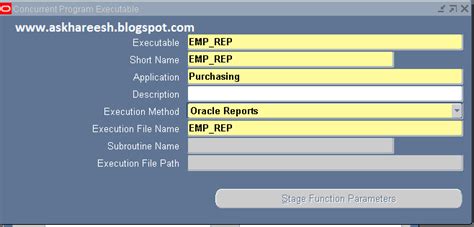 Report Registration In Oracle Apps Askhareesh Blog Oracle Apps