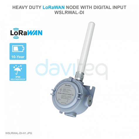 Heavy Duty Lorawan Node With Digital Input Wslrwal Di Daviteq