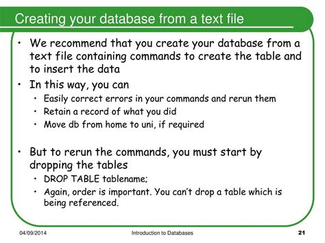 ppt f27db introduction to database systems lecture 2 using