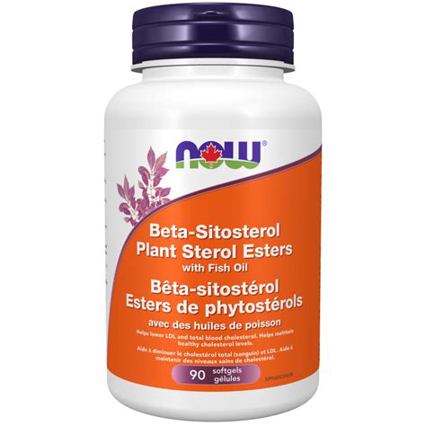 Beta Sitosterol Plant Sterol Esters With Fish Oil Softgels Now Foods