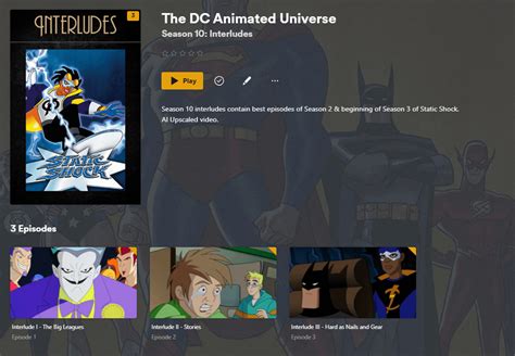 Dc Animated Universe Dcau Tv Show Womp Rat Edit V10 Complete 16 Seasons 172 Episodes