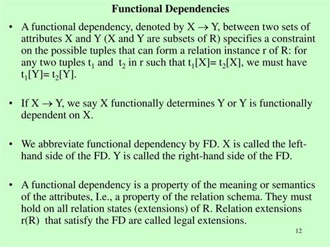 Ppt Functional Dependency And Normalization Powerpoint Presentation