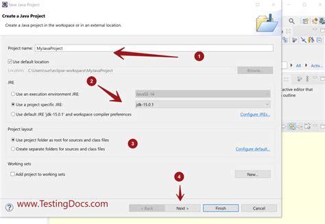 How To Create A Java Project In Eclipse TestingDocs Com