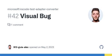 visual bug · issue 42 · microsoft vscode test adapter converter · github
