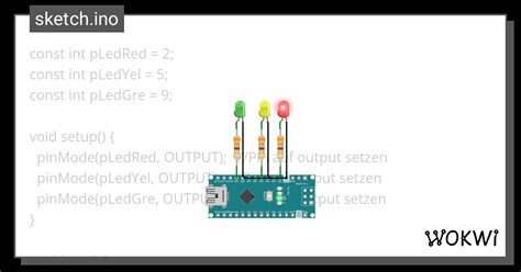Ampel Wokwi ESP32 STM32 Arduino Simulator