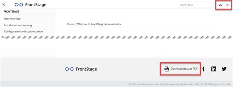 welcome to the frontstage documentation — frontstage documentation