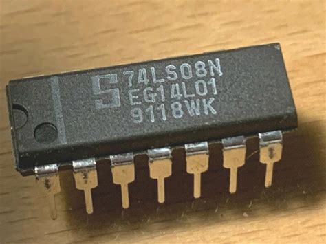 SIGNETICS LS N LOGIC Gates Quadruple Input Pin Dip EUR PicClick FR