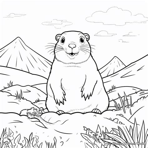 Gopher Coloring Pages Free And Printable