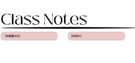 Fillable Simple Class Notes Etsy Fillable Simple Class Notes Etsy