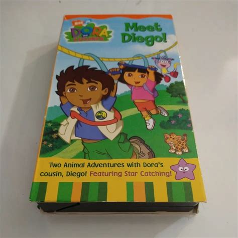 Nick Jr Dora The Explorer Meet Diego Vhs £665 Picclick Uk