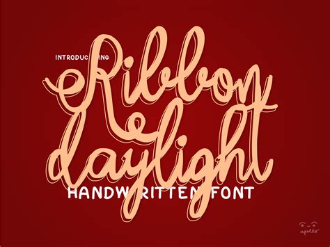 Ribbon Daylight Script Font Free Download For Personal Use