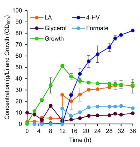 4 Hv Production By Two Stage Fed Batch Cultivation In A 5 L Fermenter