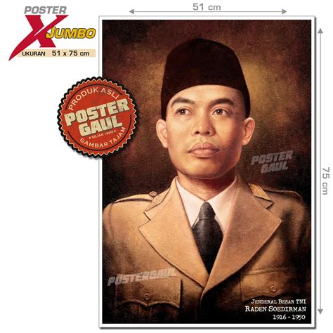 Jual Dekorasi Pajangan Dinding Poster Xjumbo Jenderal Besar Tni