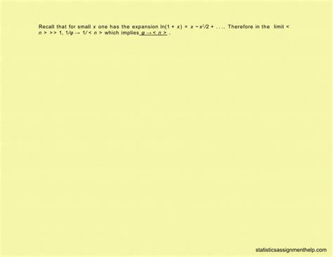 Statistical Physics Assignment Help Ppt